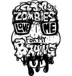 Zombie bee cartoon Royalty Free Vector Image - VectorStock