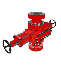 Blowout preventer Royalty Free Vector Image - VectorStock