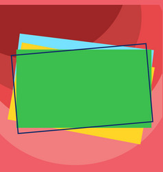 Business concept empty template copy space Vector Image