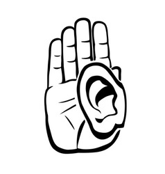 Eavesdropping Royalty Free Vector Image - VectorStock