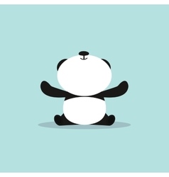 Abstract cute panda Royalty Free Vector Image - VectorStock