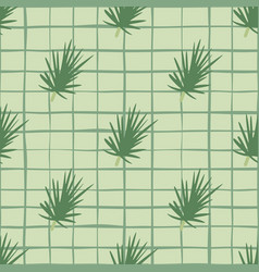 Seamless pattern with pine trees and snow design Vector Image