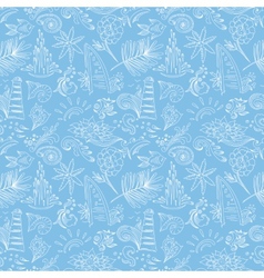 Blue travel pattern Royalty Free Vector Image - VectorStock