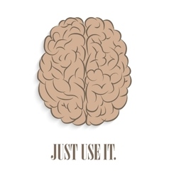 Human brain mind head with artificial intelligence