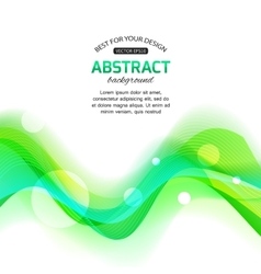 Amazing green and yellow brochure leaflet design Vector Image