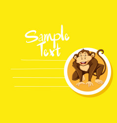 A cute blank note Royalty Free Vector Image - VectorStock