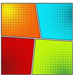 Big set of comic book backgrounds Royalty Free Vector Image