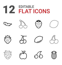 Juicy icons Royalty Free Vector Image - VectorStock