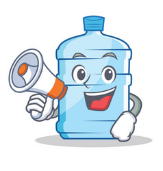 Wink gallon character cartoon style Royalty Free Vector