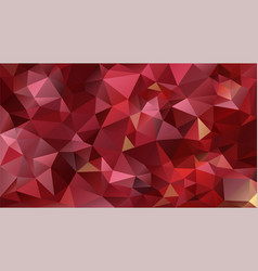 Red pink gradient abstract polygon triangular Vector Image