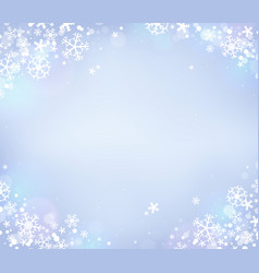 Snowflake theme background 8 Royalty Free Vector Image