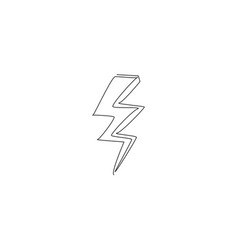 Realistic lightnings blitz lightning thunder Vector Image