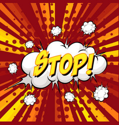 Stop sign Royalty Free Vector Image - VectorStock