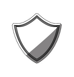 Shield security abstract crest Royalty Free Vector Image