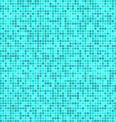 Cyan pixel mosaic background Royalty Free Vector Image