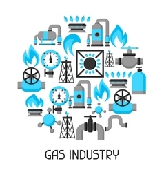 Natural gas icon Royalty Free Vector Image - VectorStock