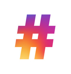 Hashtag copy Royalty Free Vector Image - VectorStock