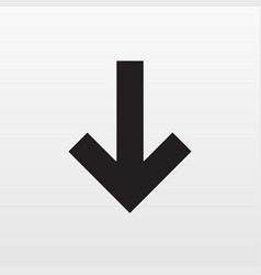 Down arrow icon line downgrade symbol Royalty Free Vector