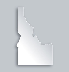 Simple street map of the city boise idaho Vector Image