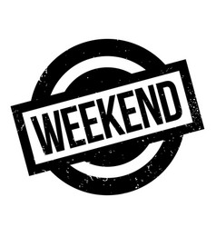 Weekend rubber stamp Royalty Free Vector Image