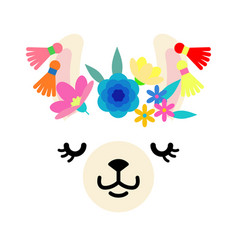 Flowers and leaves with ribbon Royalty Free Vector Image