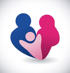 Happy family Royalty Free Vector Image - VectorStock