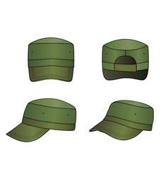 Outline cap Royalty Free Vector Image - VectorStock