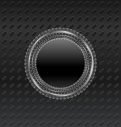 Ornate heraldic shield with crown Royalty Free Vector Image