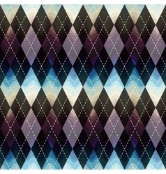 Classic argyle pattern in patchwork style Vector Image