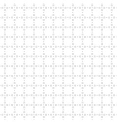 Subtle white and light gray seamless grid pattern Vector Image