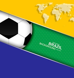 Abstract Background using Brazil flag colors Vector Image