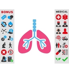 Respiratory System Icon Royalty Free Vector Image