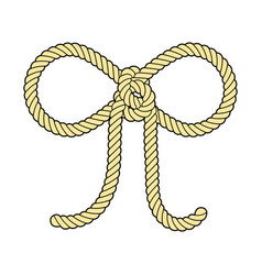 Anchor with rope Royalty Free Vector Image - VectorStock