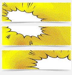 Comic speech bubble art background Royalty Free Vector Image