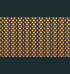 Brown brick plastic texture repeat carbon block Vector Image