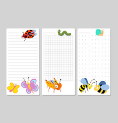 Kids text frame template with cute cartoon cats Vector Image