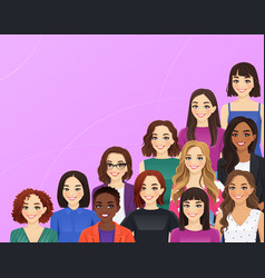 Group of women Royalty Free Vector Image - VectorStock