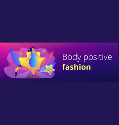 Fashion house concept banner header Royalty Free Vector