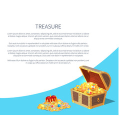 Treasure seeker with metal detector and old Vector Image