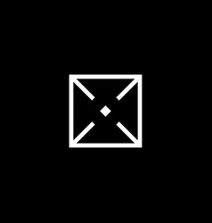 Futuristic cyberpunk gui triangle target aim Vector Image