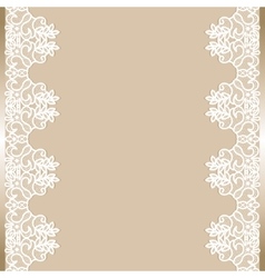 Card with lace Royalty Free Vector Image - VectorStock