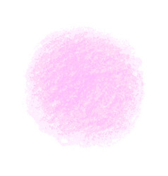 Pink crayon scribble texture stain isolated Vector Image