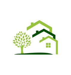 House cleaning service logo Royalty Free Vector Image