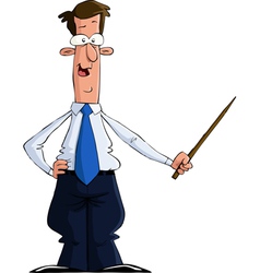 Coachman character cartoon Royalty Free Vector Image