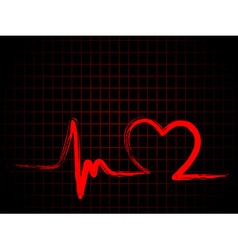 Heartline design Royalty Free Vector Image - VectorStock