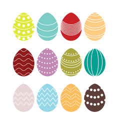 Color egg Royalty Free Vector Image - VectorStock
