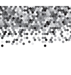 Honeycomb grey pattern Royalty Free Vector Image