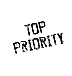 Top priority rubber stamp Royalty Free Vector Image
