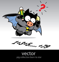 Cute bat cartoon Royalty Free Vector Image - VectorStock
