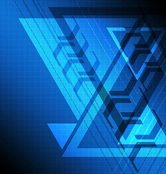 Blue delta background Royalty Free Vector Image